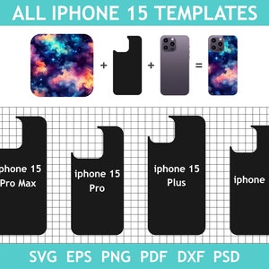 IPhone 15 Case Templates - Sublimation Template for iPhone 15 Cases ...