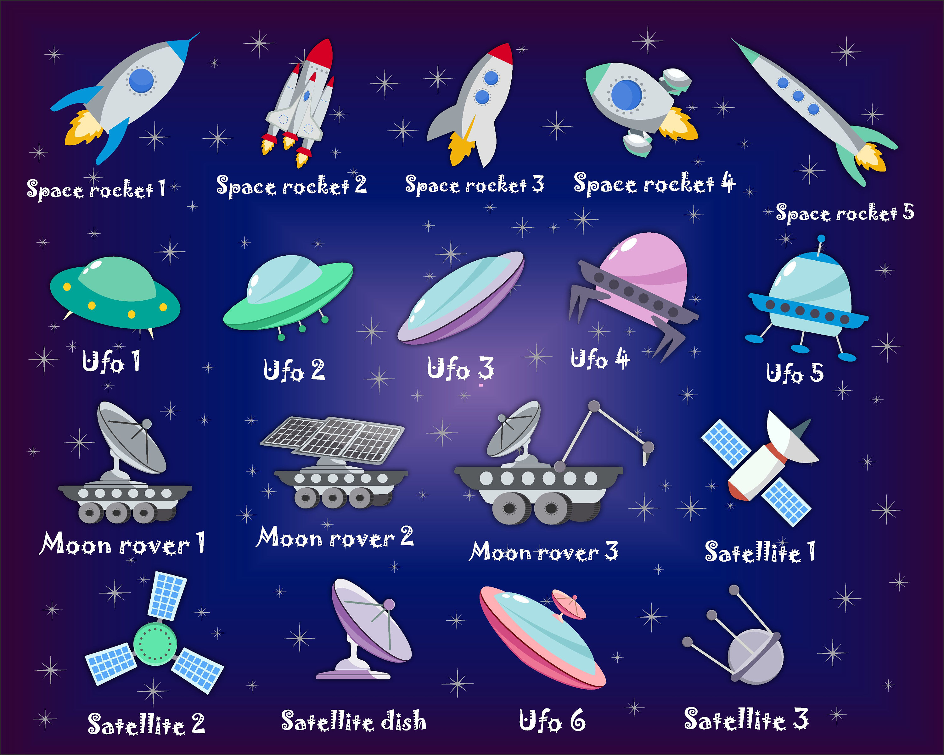 Planets SVG Mega Bundle Solar System Clipart Space Bundle - Etsy UK