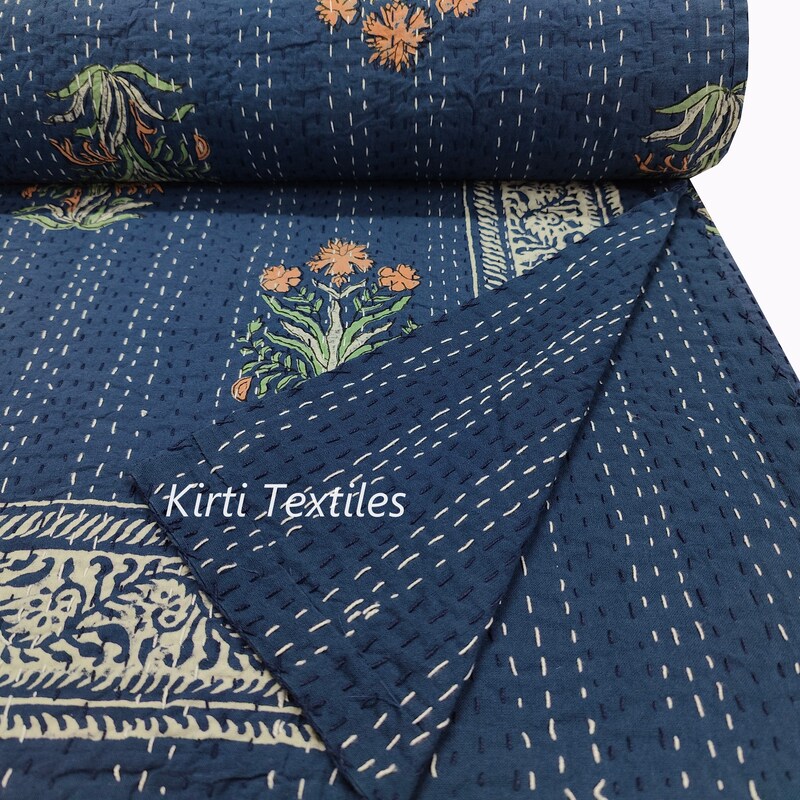 Indigo Bedding - Etsy