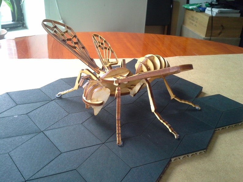 Laser Cut Bee 3mm DXF File - Etsy Australia