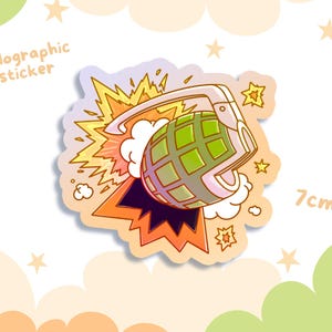Hero Grenade Sticker - Etsy