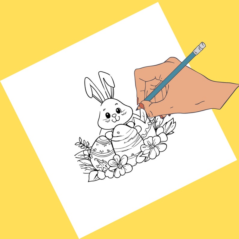 Easter Coloring Pages, Easter Printable Sheets for Kids, Easter Kids ...