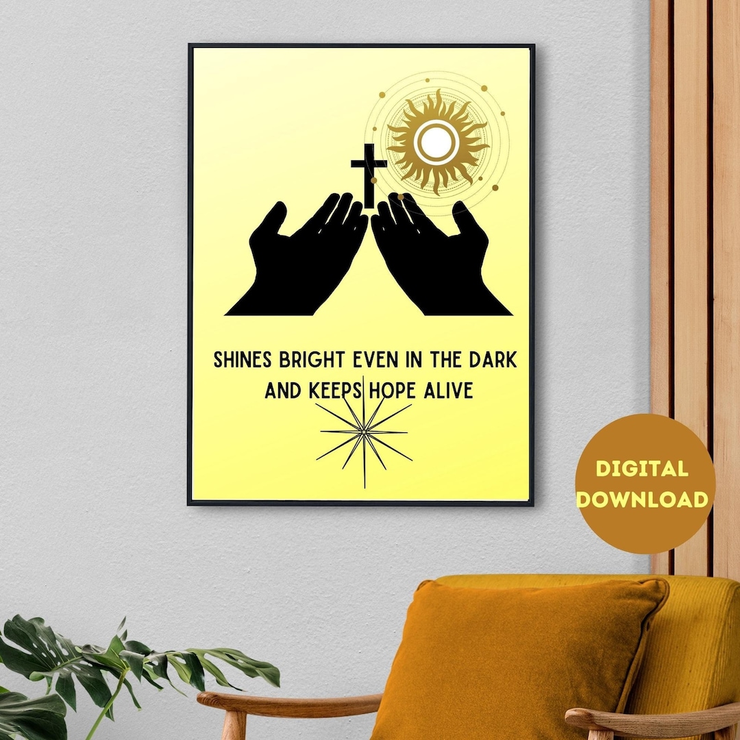 Modern Christian Wall Art, Printable Christian Poster, Christian ...