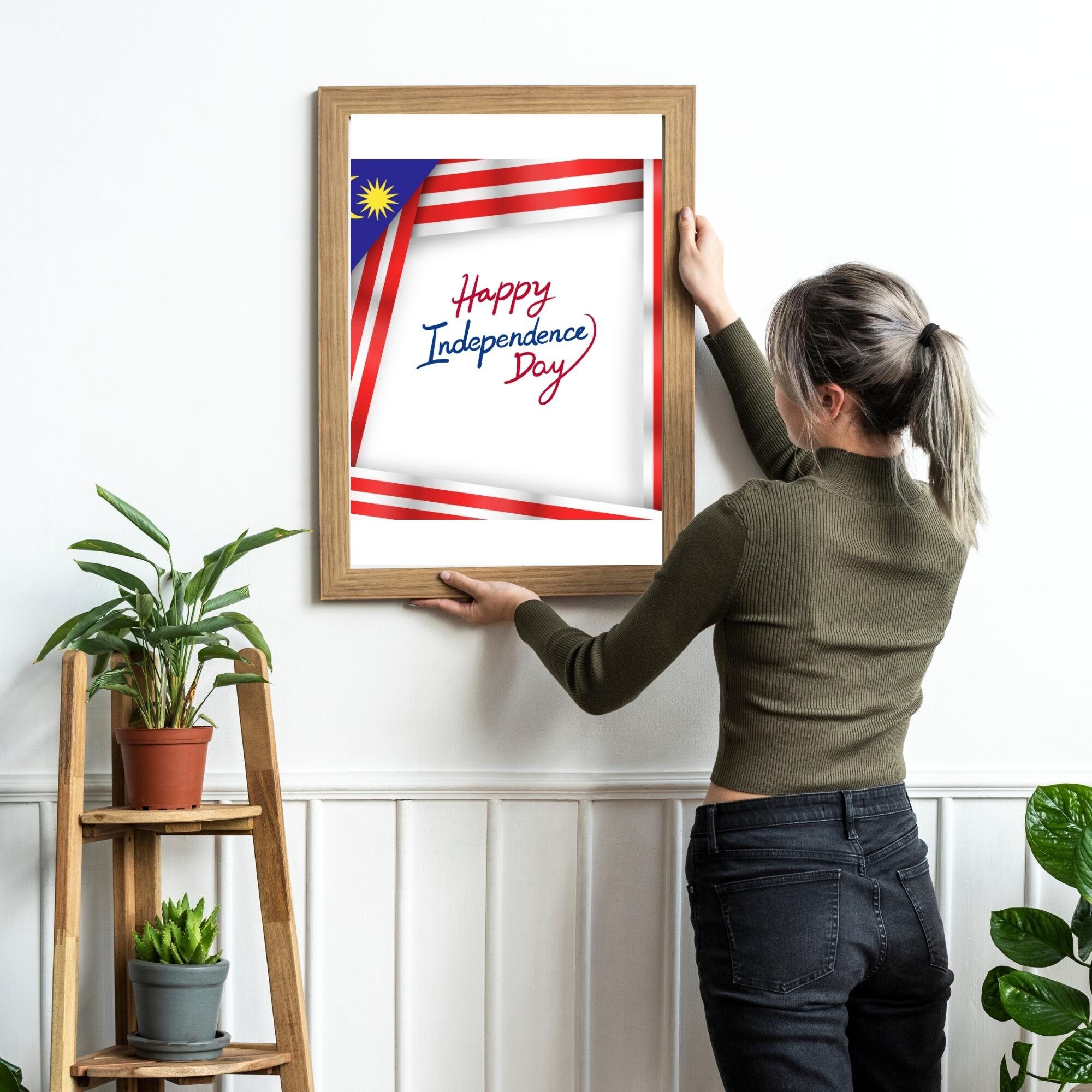 4th of July Independence Day Printable Wall Art, 4th of July Art Prints ...