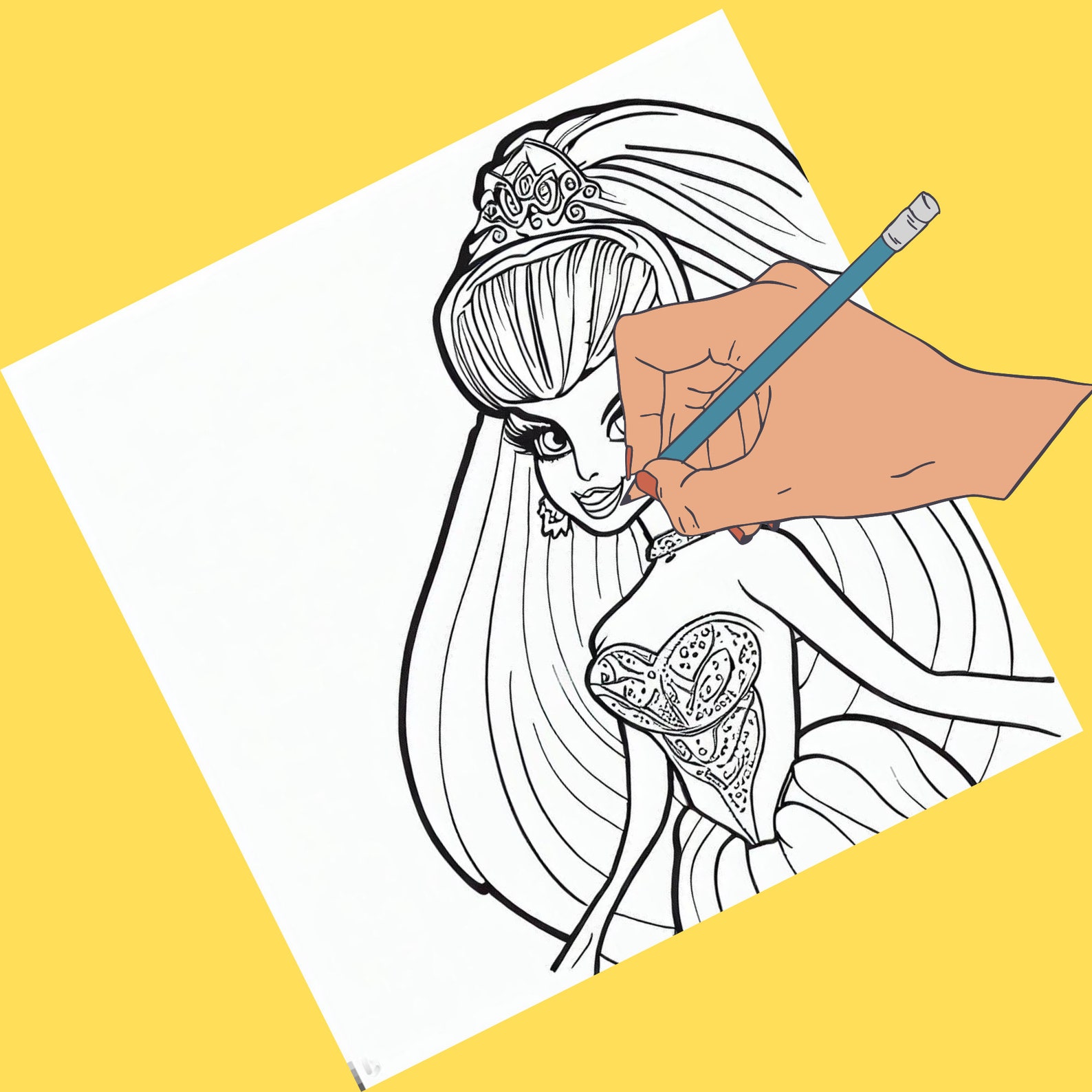 Barbie Coloring Pages, Barbie Coloring Sheets for Kids, Printable ...