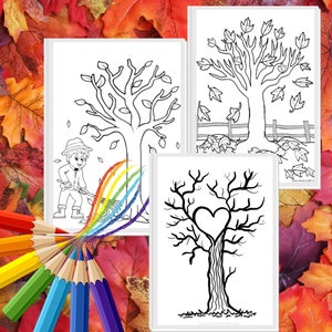70 Beautiful Autumn Coloring Book for Preschool and Kindergarten Kids ...