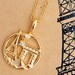 Paris Skyline Pendant Necklace | 18k Gold Plated Sterling Silver Eiffel ...