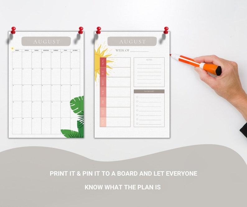 Printable Summer 2023 Planner Summer Calendar Summer Checklist Monthly ...