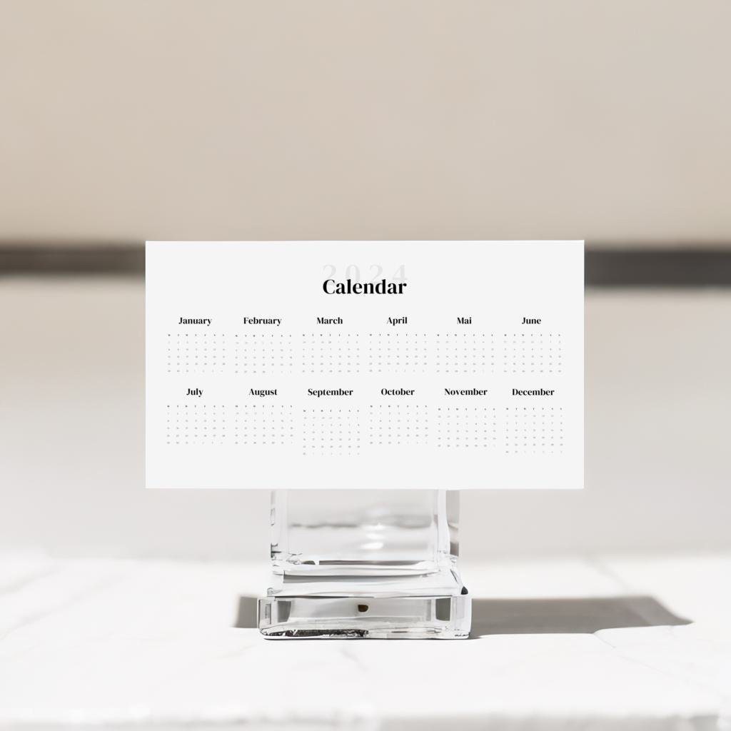 Customize Calendar 2024 Printable Calendar Photography Digital Download ...