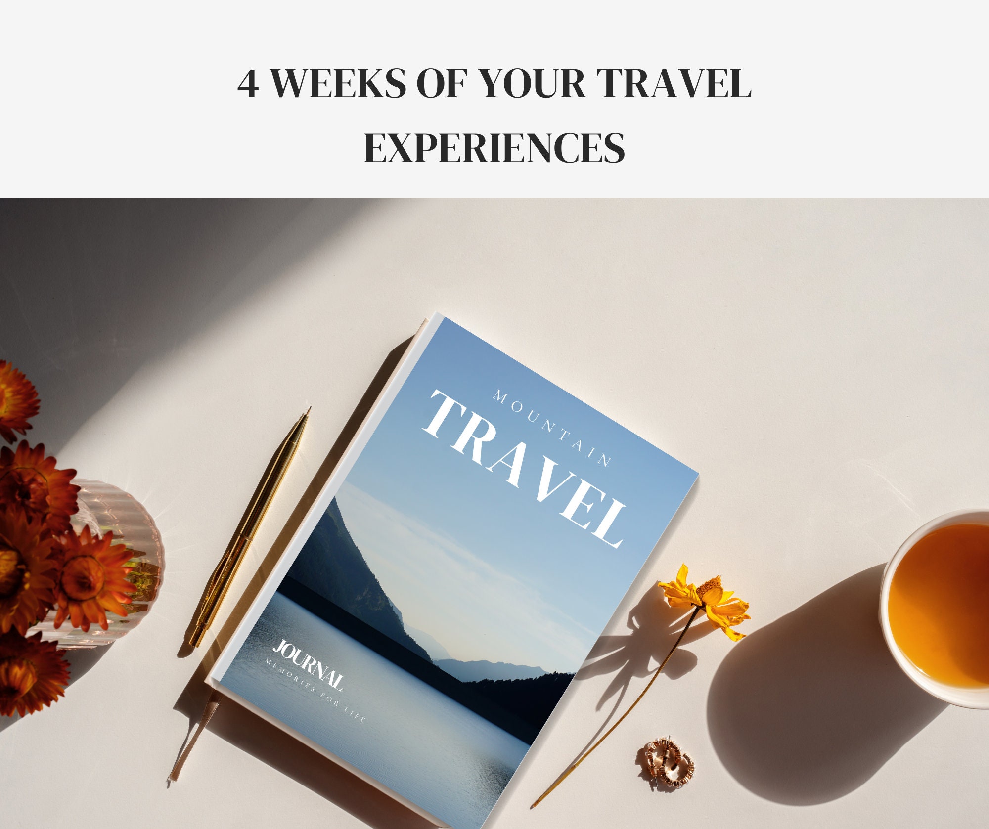 Digital Travel Journal | Printable Journal | Travel Gift ...