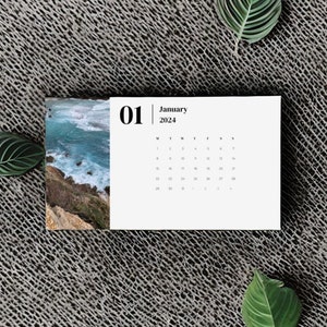 Customize Calendar 2024 Printable Calendar Photography Digital Download ...