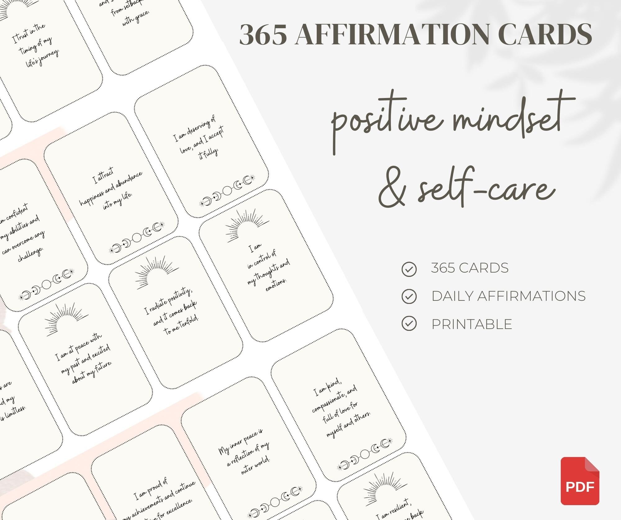 Daily Affirmations Cards Positive Quotes for a Positive Morning ...
