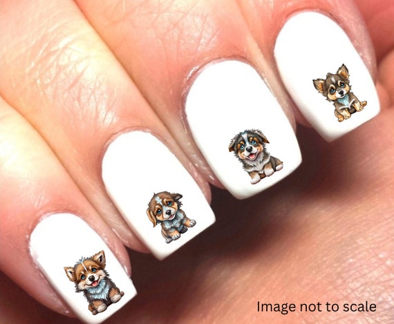Cute Dog Nail Art