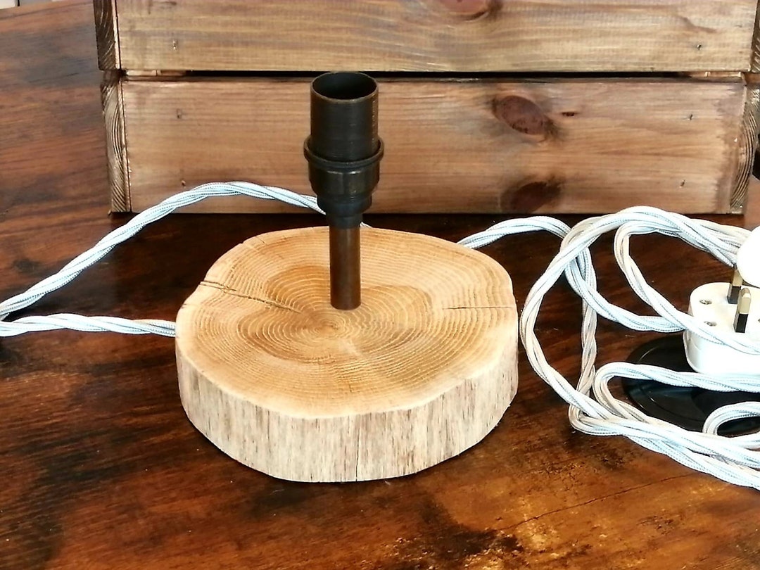 Handcrafted Wooden Table Lamp Base - Etsy