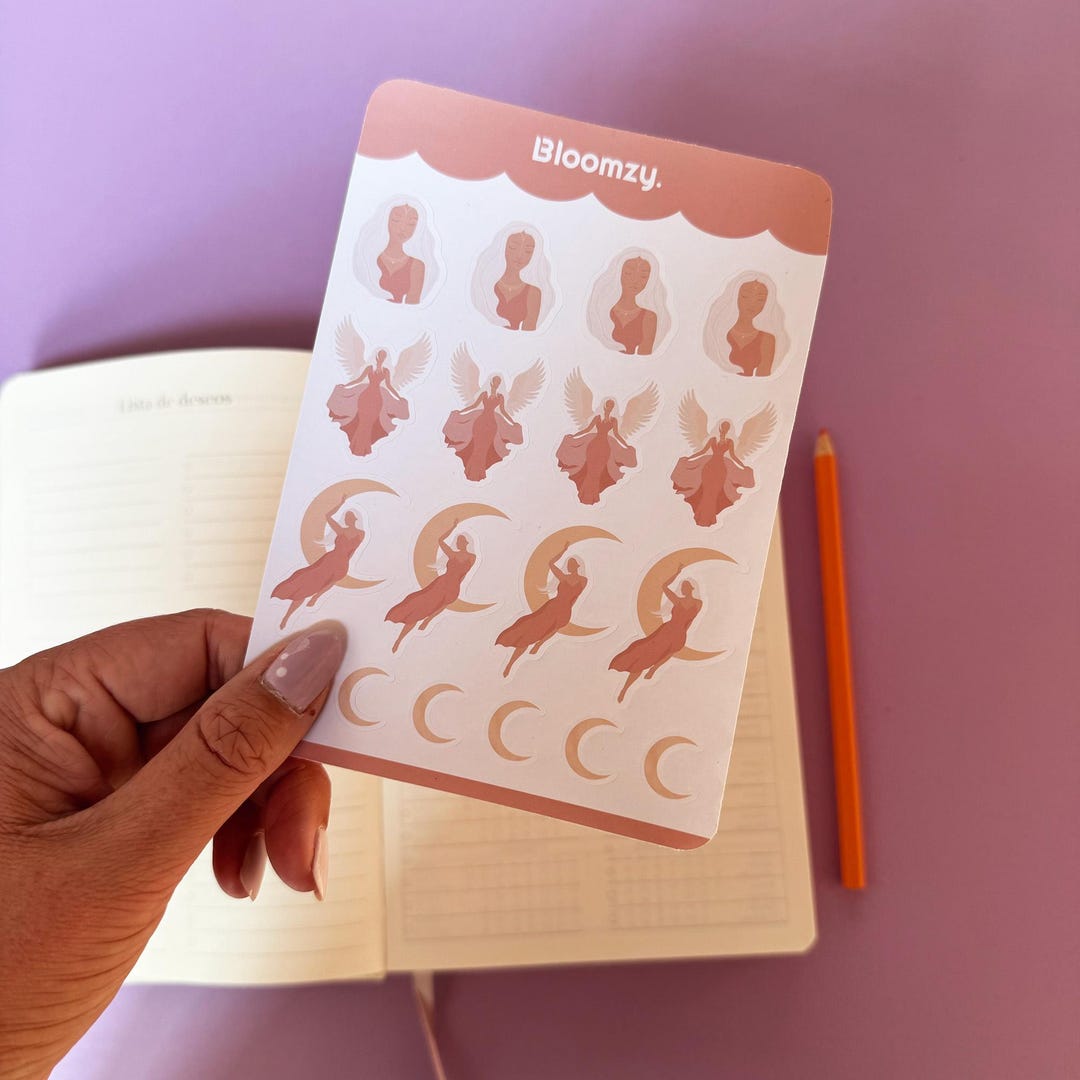 Goddess Stickersheet Spiritual Stickersheet Journal Stickers Planner ...