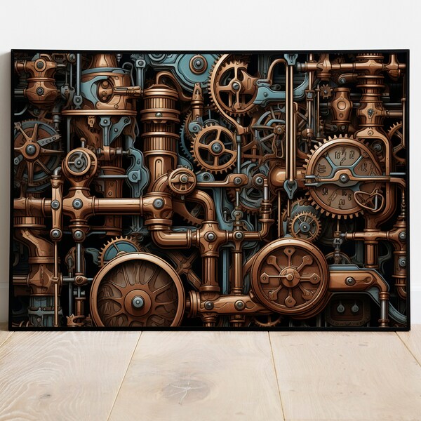 Gears Wallpaper - Etsy