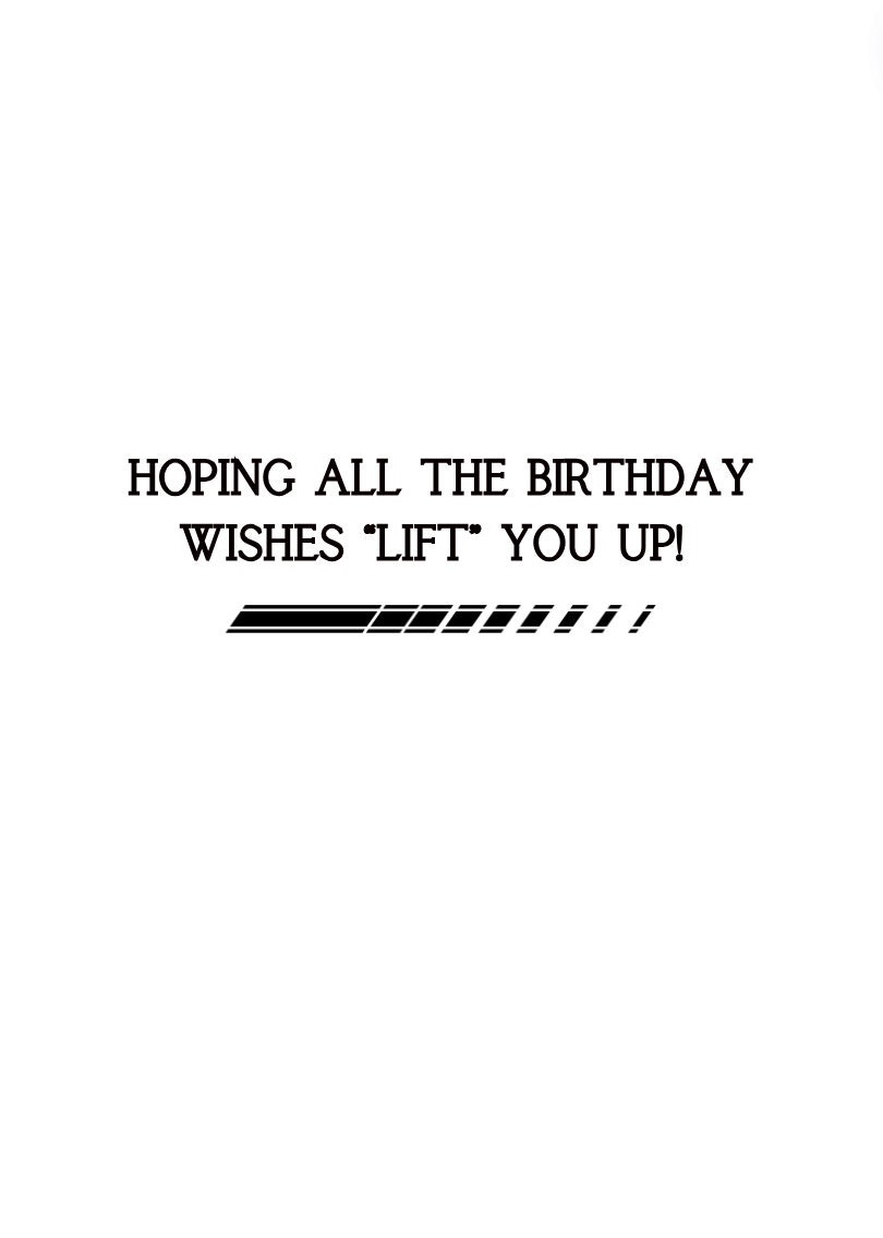 Car Lift Birthday Card | Car Birthday Card | Punny Greeting | Birthday ...