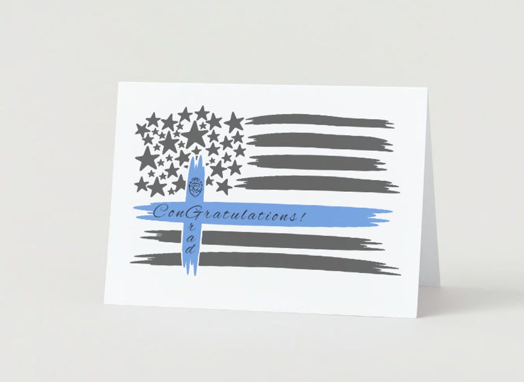 Police Academy Graduation Card | Academy Graduation Card | Academy Grad ...
