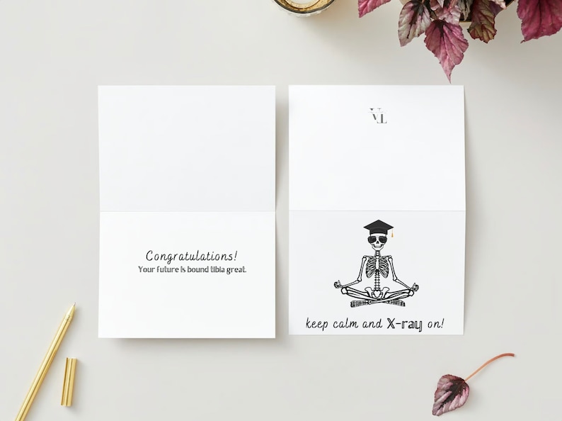 Radiology Graduation Card | Congrats Grad Card | Rad Tech Grad Card ...