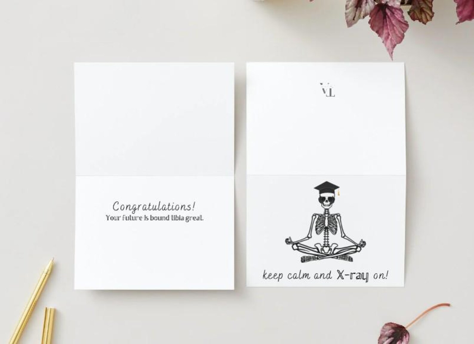 Printable Radiology Graduation Card | Congrats Grad Card | Rad Tech ...