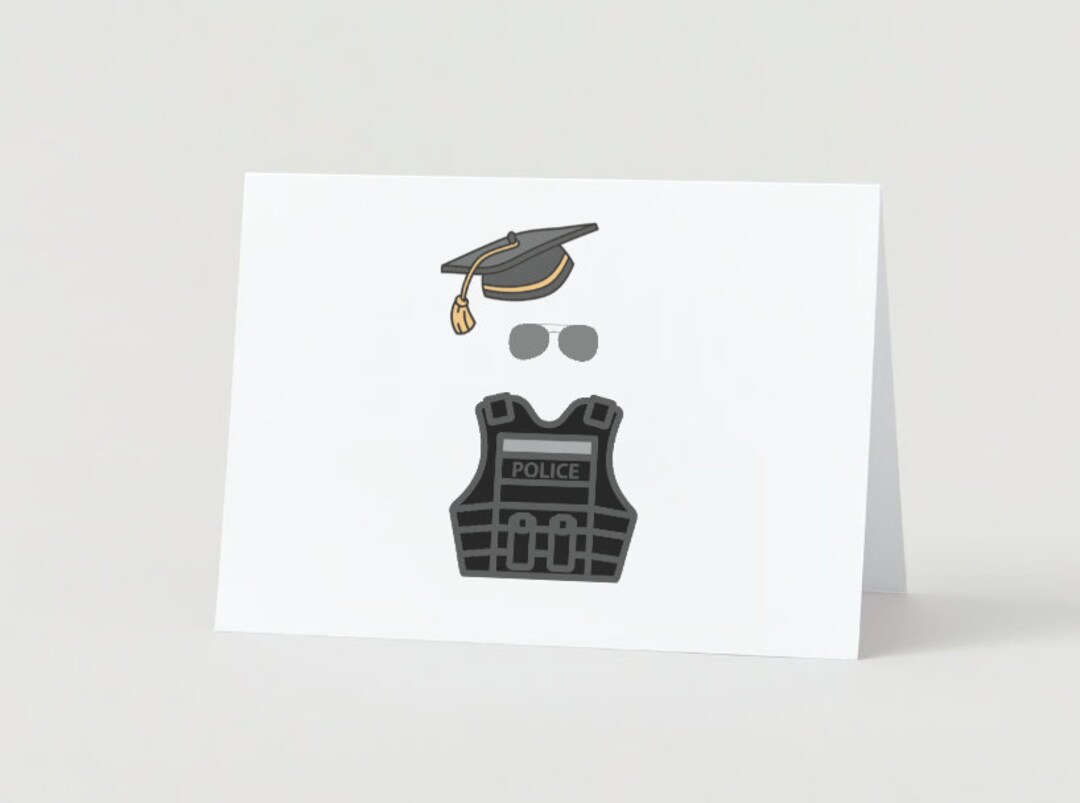 Police Academy Graduation Card | Academy Graduation Card | Congrats ...