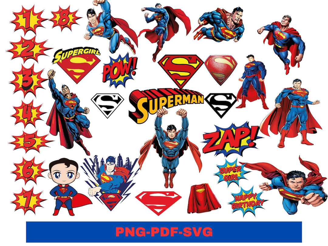 Superhero Layered Bundle,superhero Svg-pdf-png,superhero Cut Files ...