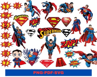 Superhero Layered Bundle,superhero Svg-pdf-png,superhero Cut Files, - Etsy