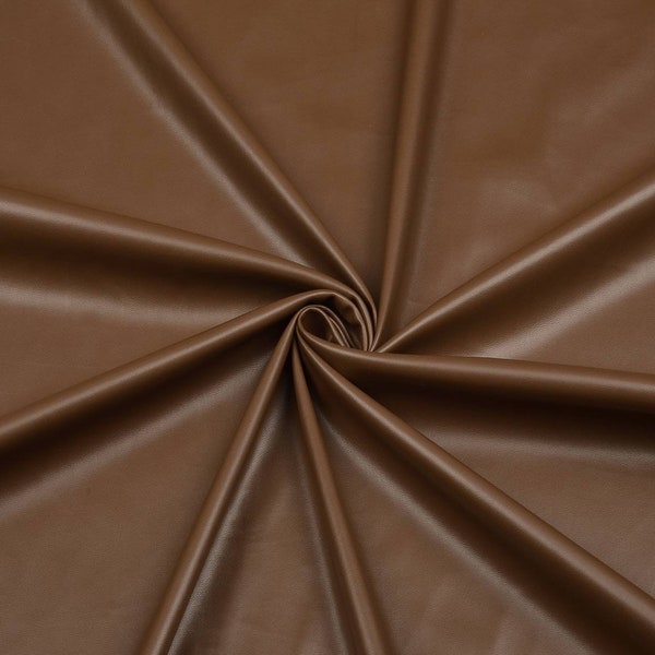 Brown Pleather Fabric - Etsy
