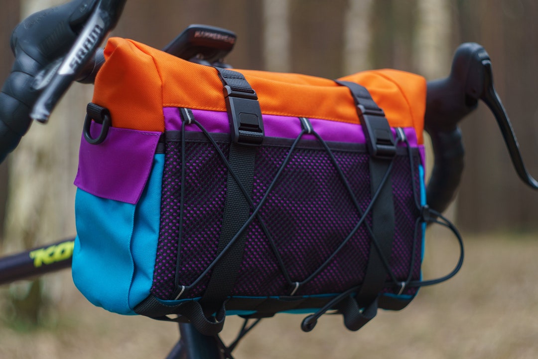 Colorful Bike Bag Set: Rainproof Handlebar Bag with Magnetic Buckles in ...