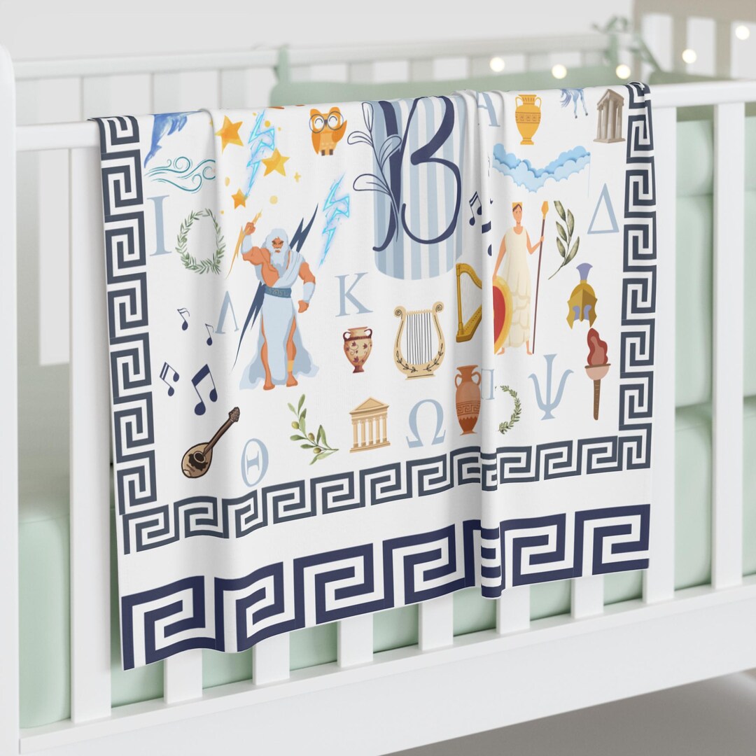 Ancient Greek Gods Baby Swaddle Blanket: Soft Jersey Nursery Wrap - Etsy