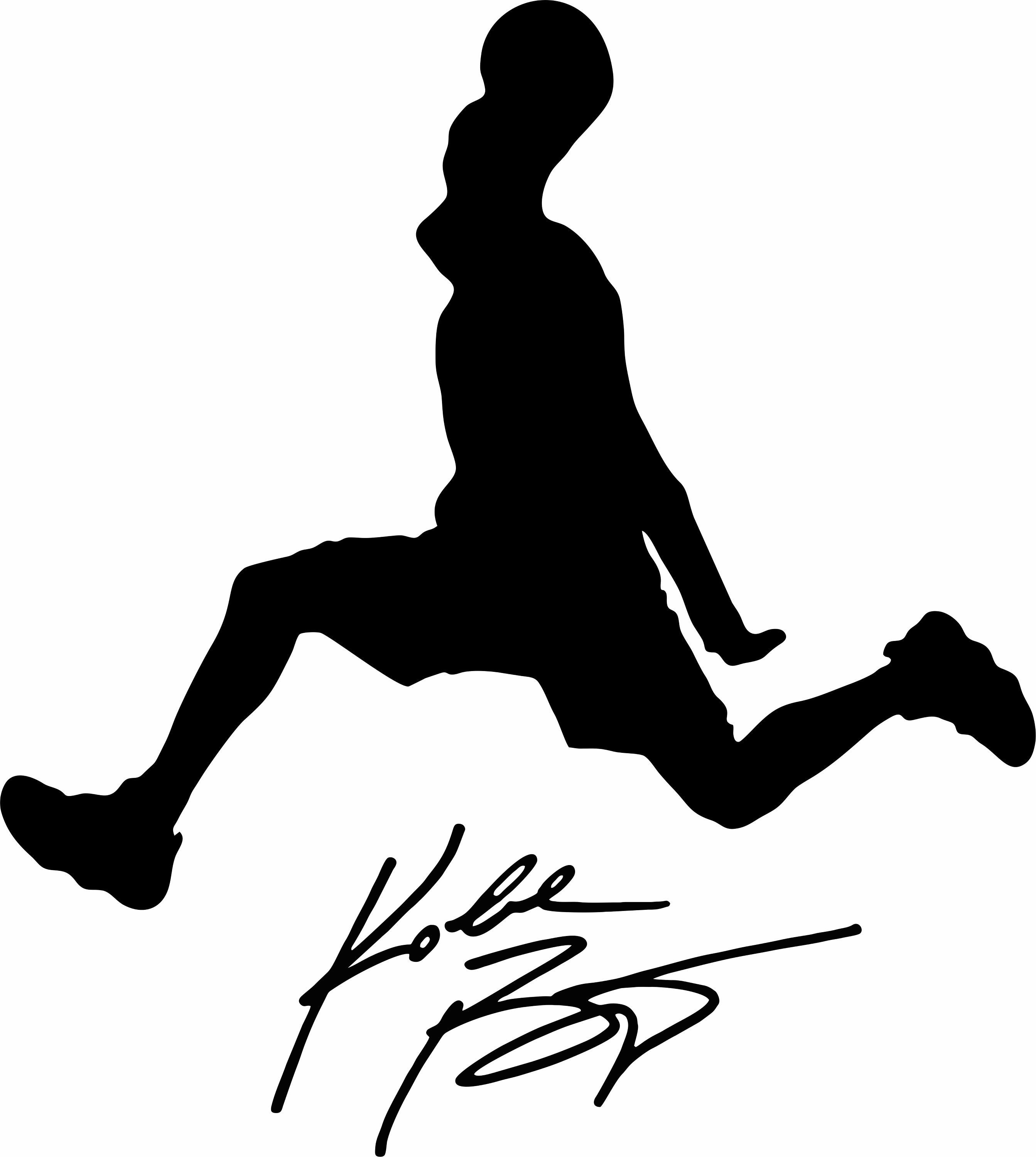 Koby Bryant Dunk Silhouette vector File - Etsy
