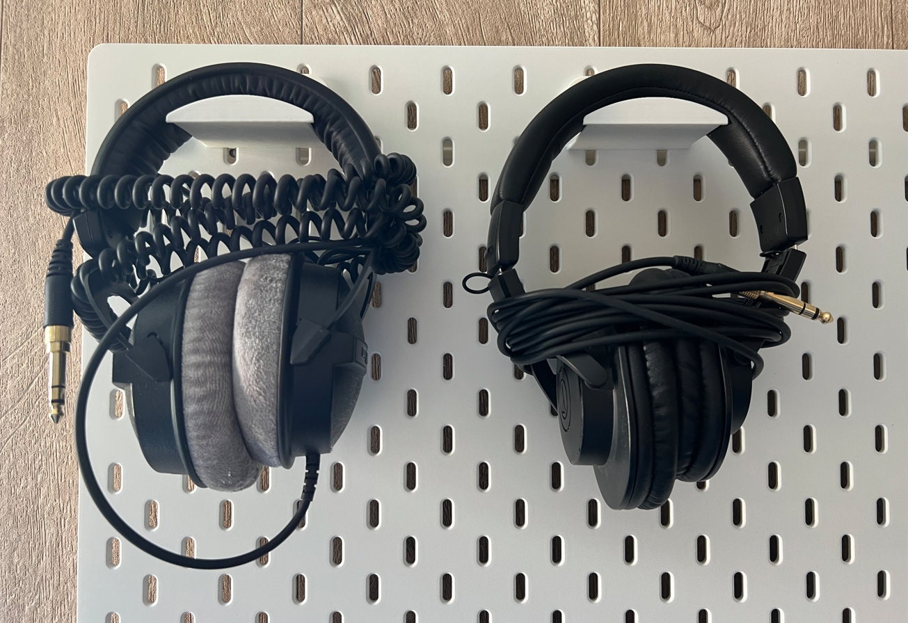 Headphone Support for IKEA SKADIS or UPPSPEL Jack Card Customizable - Etsy