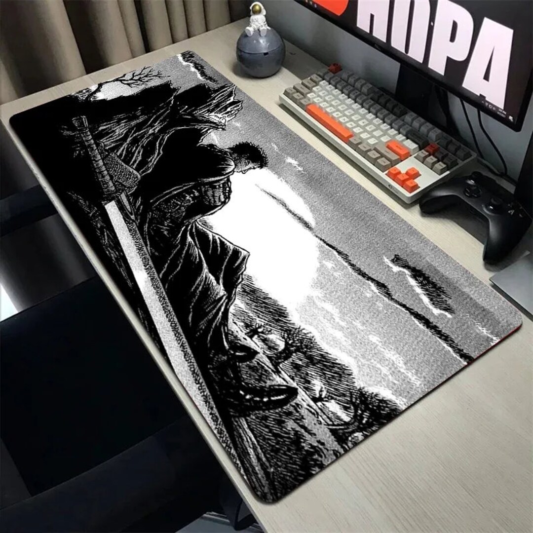 Vintage Style Manga Mouse Pad, Customizable Manga Soft Natural Rubber ...
