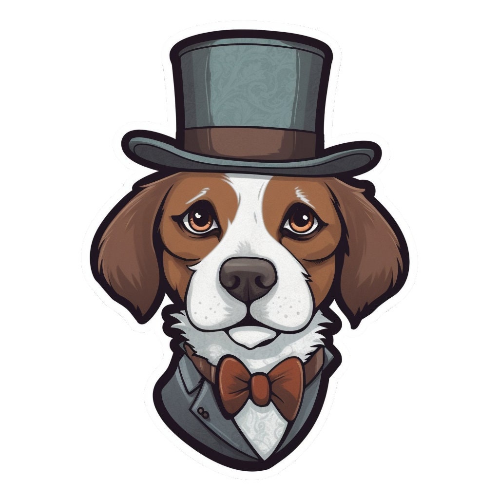 DOG Stickers, 50 Stickers, for Download, Die Cut, Downoadabel Sticker ...