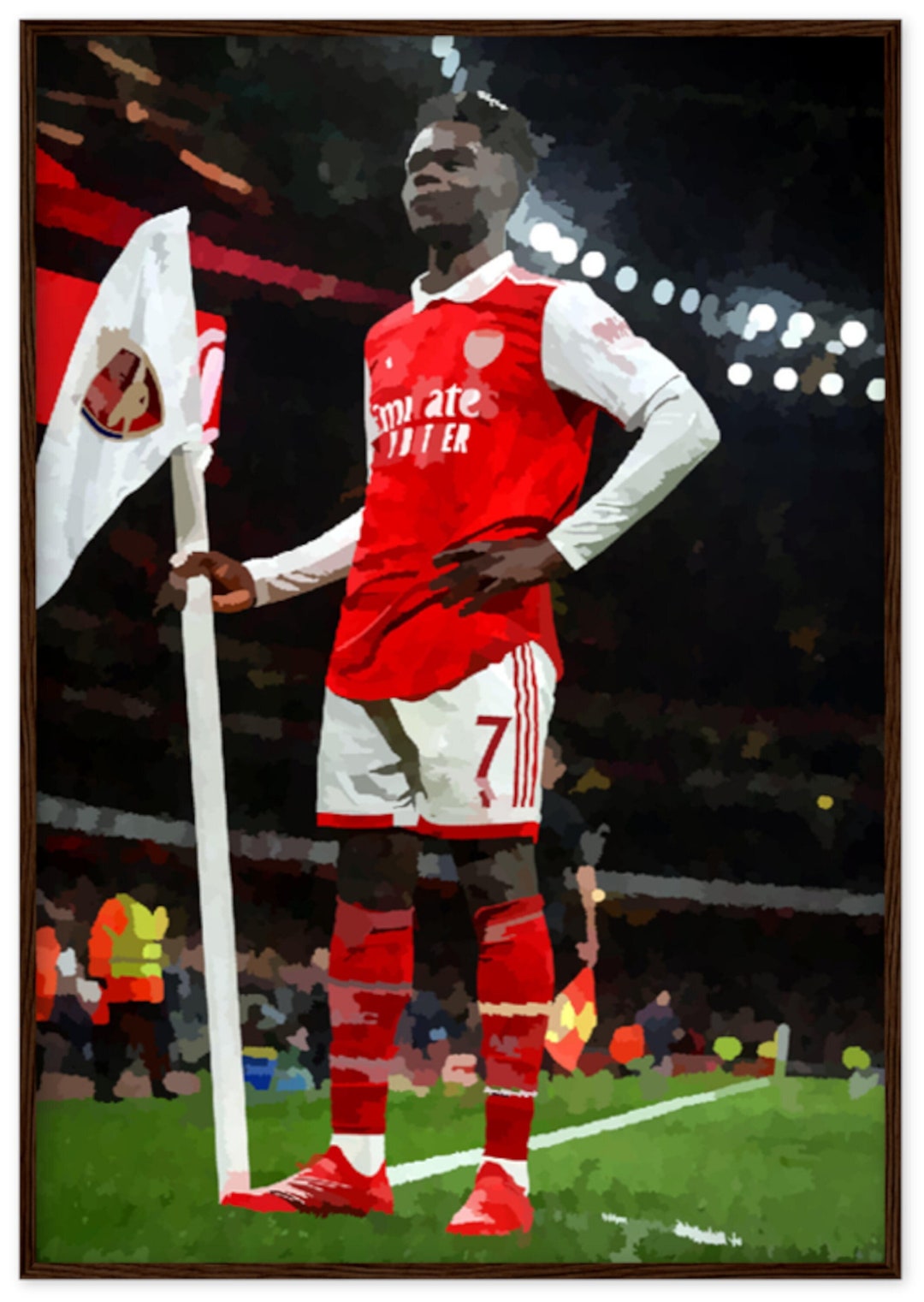 Bukayo Sakas Goal Celebration An Ode To Arsenal Legend Etsy