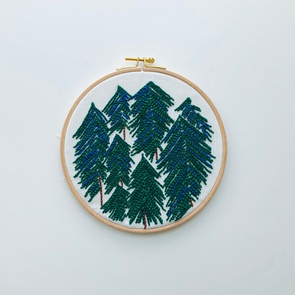 Forest Embroidery - Etsy UK