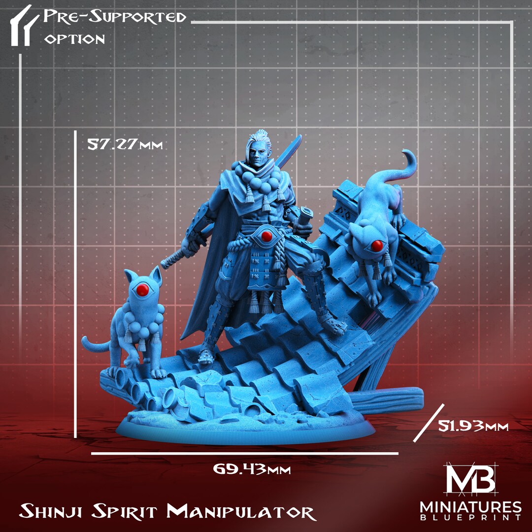 Shinji Spirit Manipulator - Epic Stls for Dungeon and Dragons to Print ...