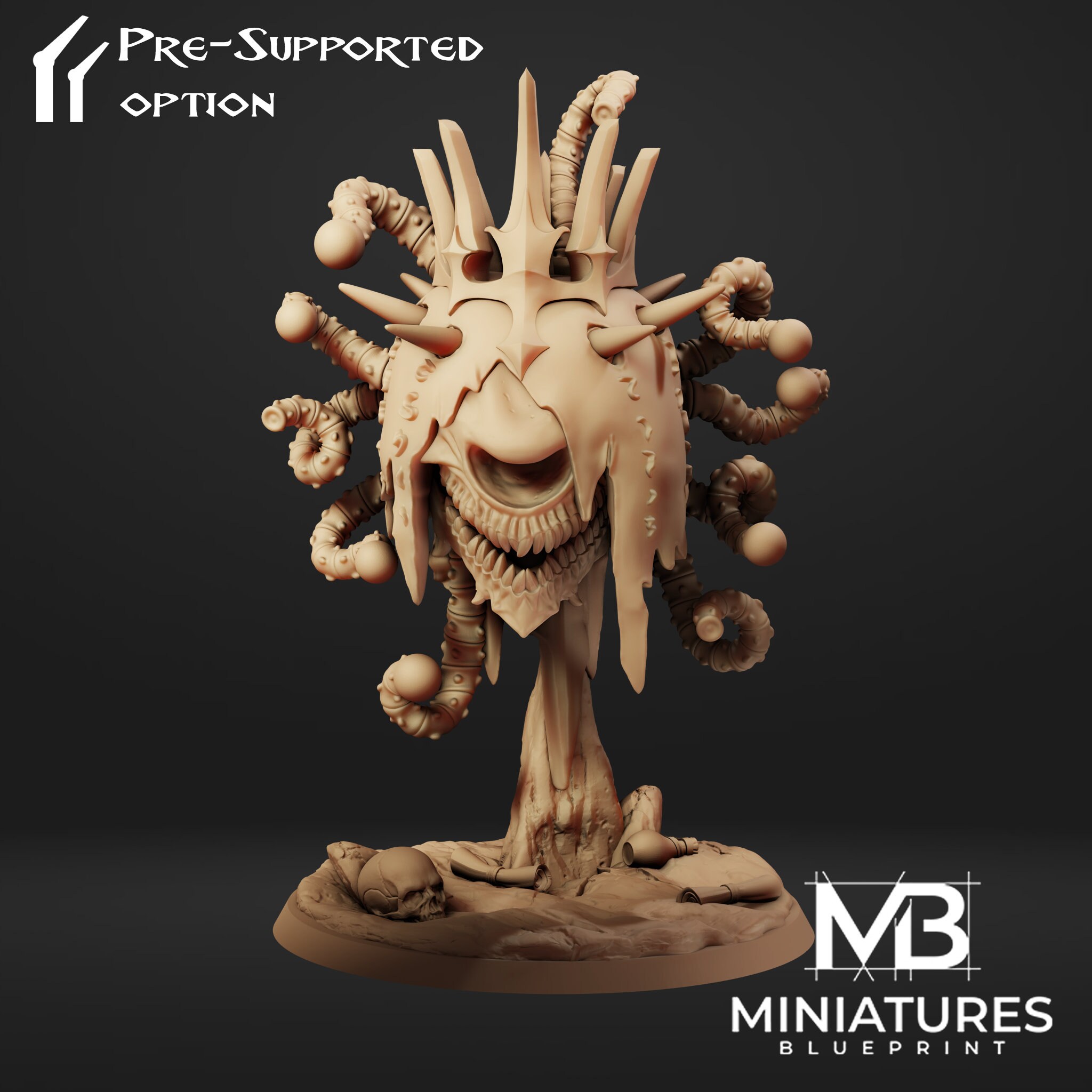 Skull and Death Beholder Epic Stls for Dungeon and Dragons to Print at ...