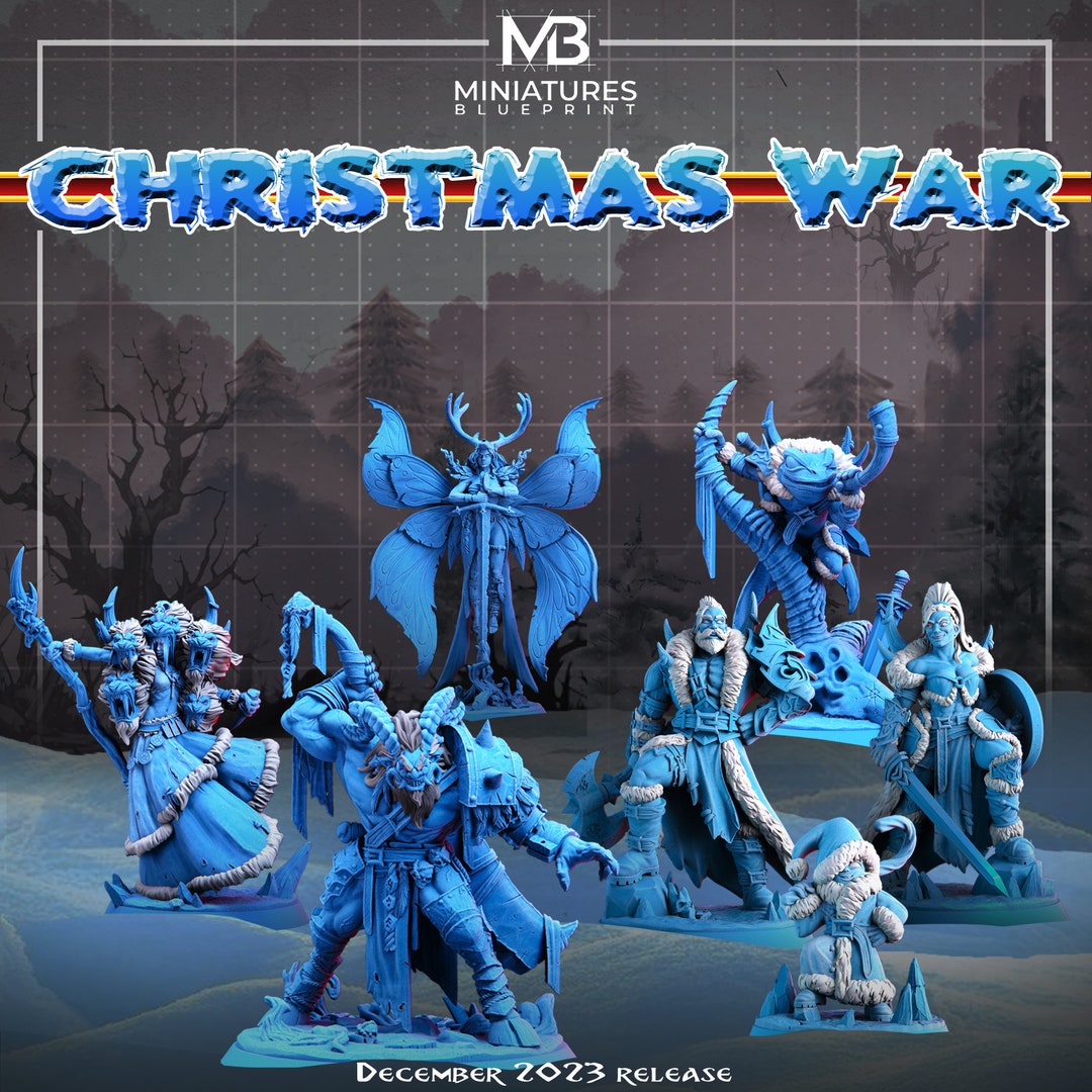 Christmas War - Epic Stls for Dungeon and Dragons to Print at Home - Etsy
