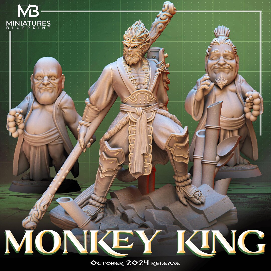 Monkey King PACK - Epic Stls for Dungeon and Dragons to Print at Home ...