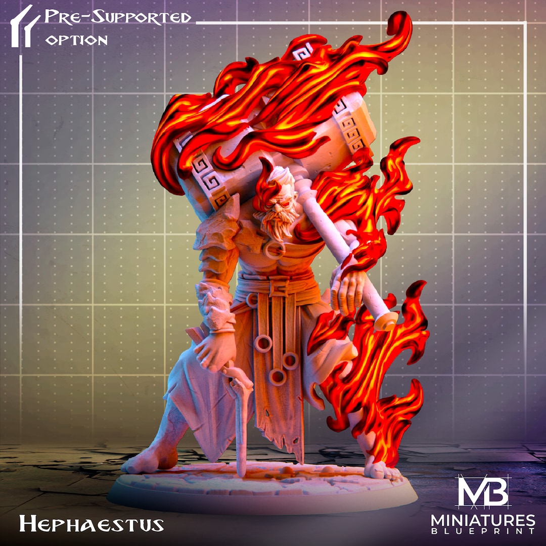 Hephaestus Greek Gods - Epic Stls for Dungeon and Dragons to Print at ...
