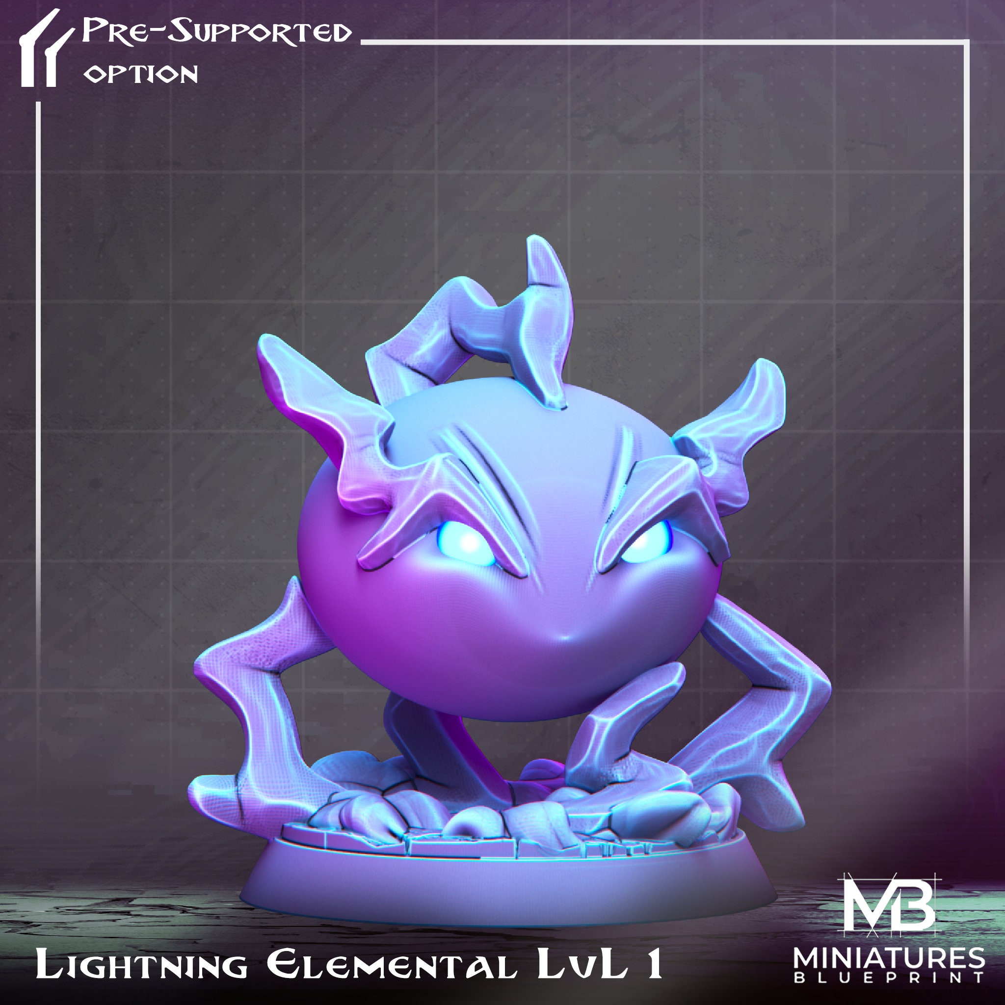 Lightning Elementals - PRINTABLE MINIATURES PACK - Etsy