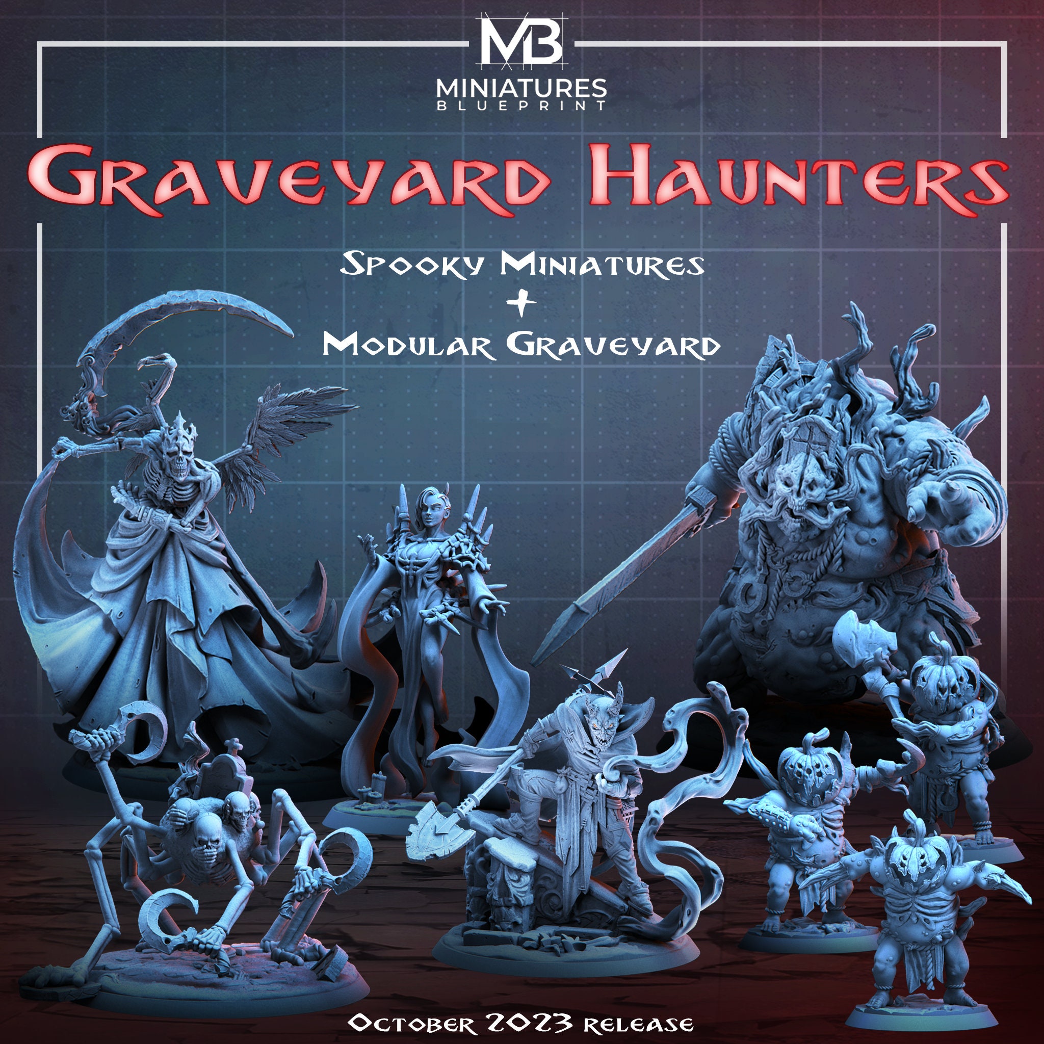 Graveyard Haunters - Epic STL Pack to Print - Etsy