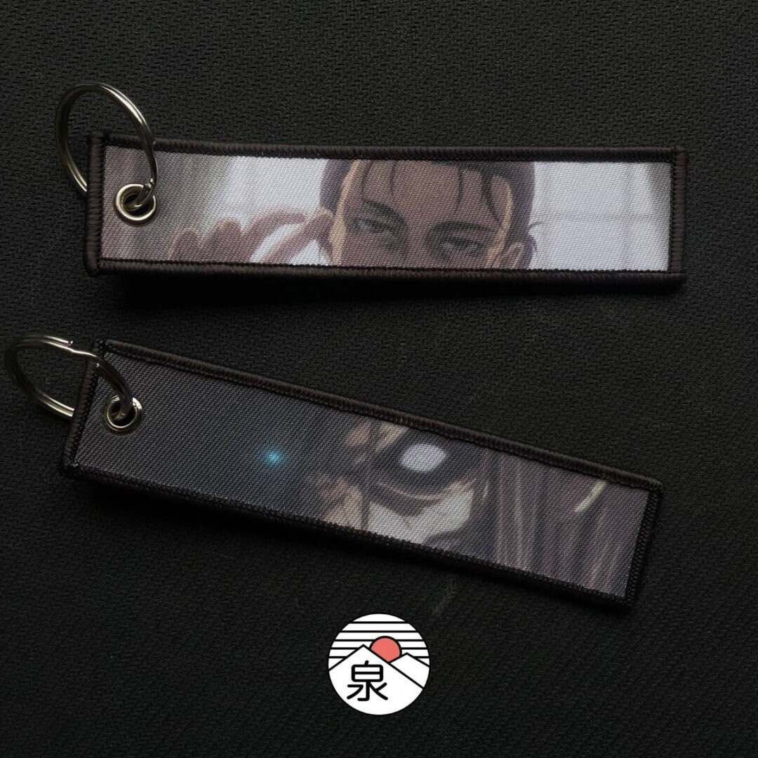 Custom AOT Eren Jeager Anime Keychain - Etsy