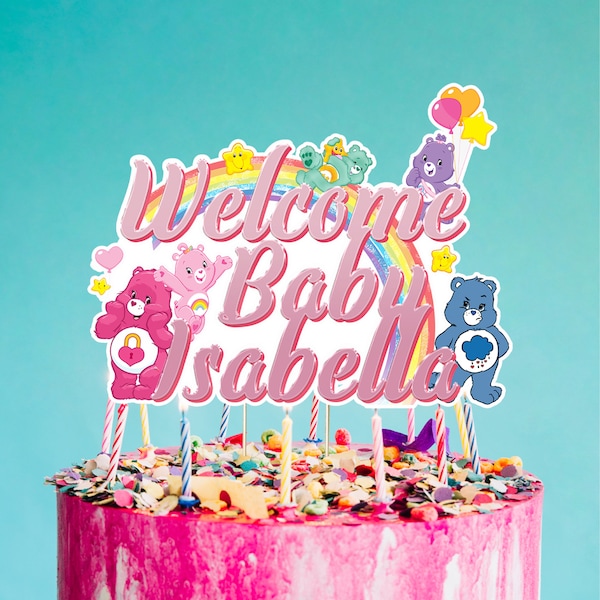 Care Bear Cake Topper Printable - Etsy