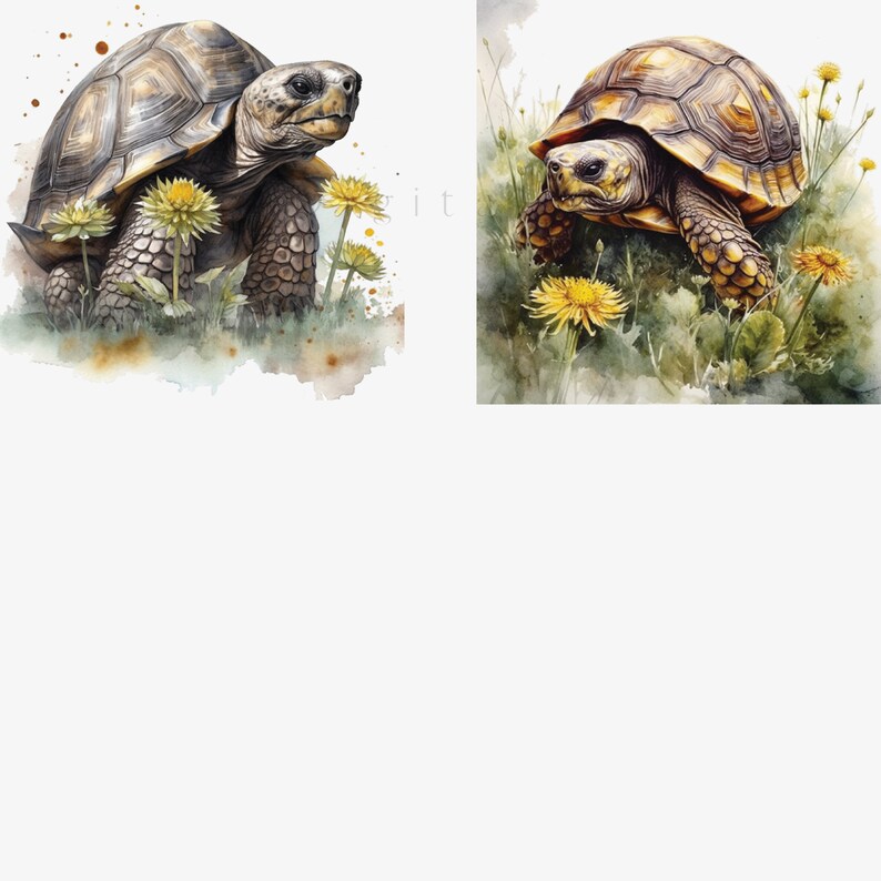 Tortoise Watercolor PNG, Tortoise Clipart, Instand Download PNG ...