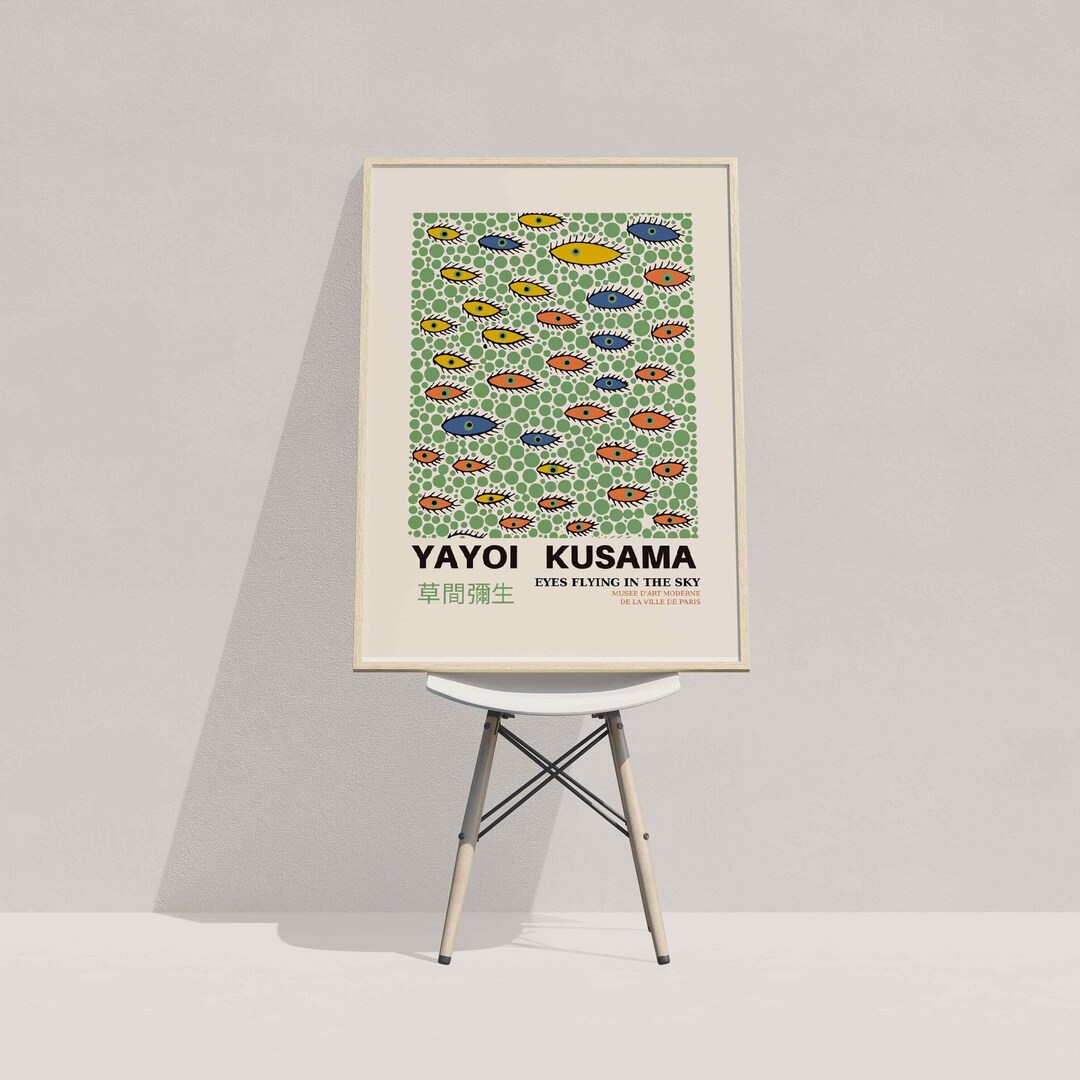 Yayoi Kusama | Wall Art, Museum Exhibition Poster, Yayoi Kusama Wall ...