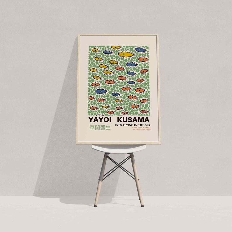 Yayoi Kusama | Wall Art, Museum Exhibition Poster, Yayoi Kusama Wall ...