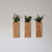 Wooden Wall Pockets for Plants | Wooden Hanging Vase | Handcrafted ...