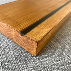 Handcrafted Wooden Wall Pocket With Epoxy Accent 40 Cm - Etsy